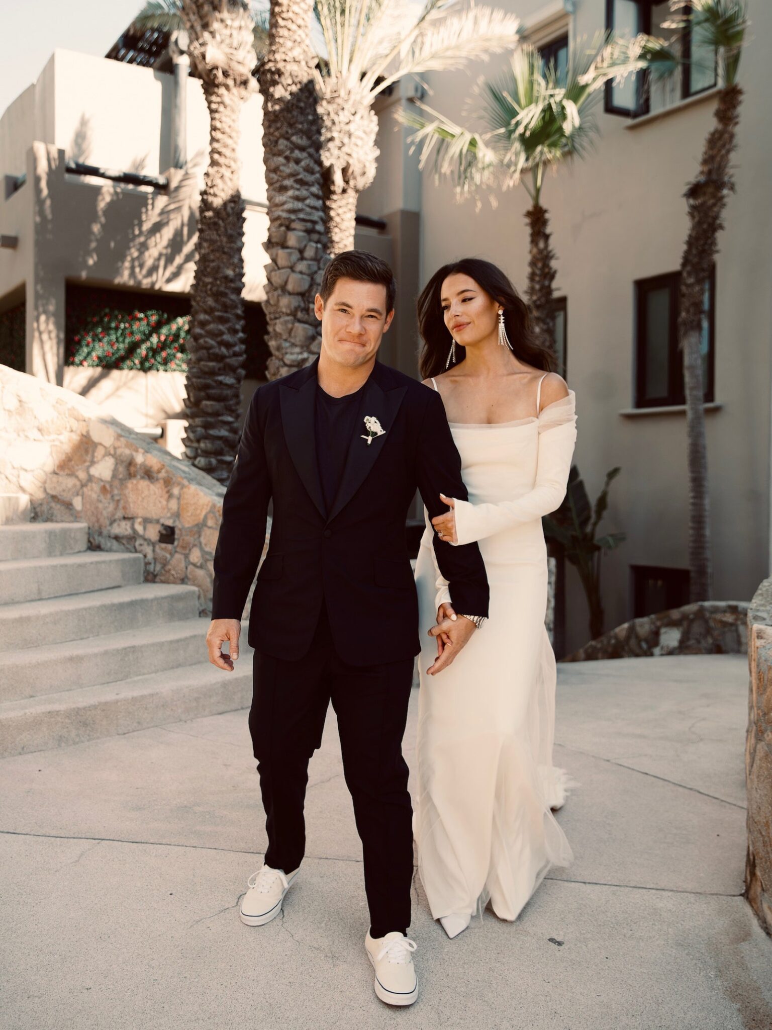 Elena Damy - Adam Devine and Chloe Bridges Get Married in Cabo - Elena Damy